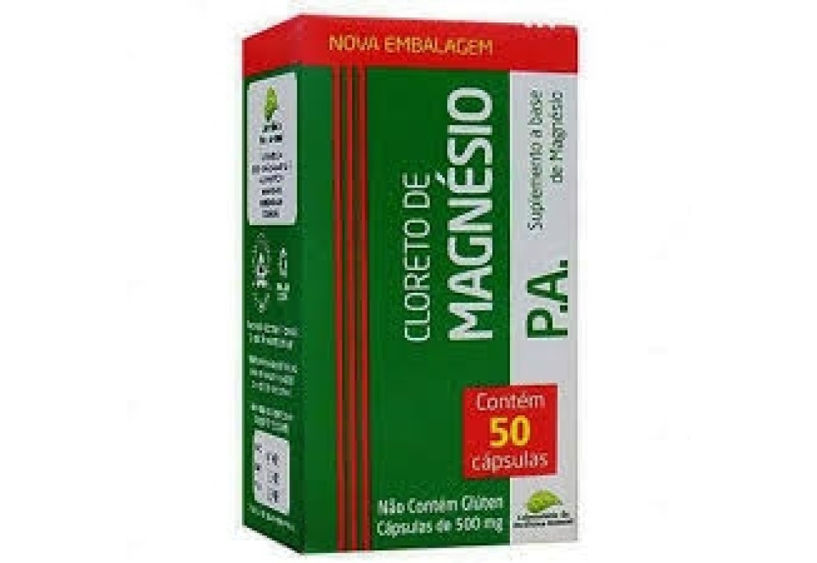 CLORETO DE MAGNESIO 50CAPS 500MG MEDINAL